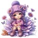 Winter Snowflake Fairy Gnome Clipart 10 High-quality 300 DPI Jpgs ...