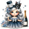 Sparkling New Year Fairy Clipart 10 High-quality 300 DPI Jpegs ...