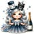 Sparkling New Year Fairy Clipart 10 High-quality 300 DPI Jpegs ...