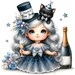 Sparkling New Year Fairy Clipart 10 High-quality 300 DPI Jpegs ...
