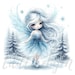 Frosty Snow Sprite Clipart | 10 High-quality 300 DPI Jpegs Commercial ...