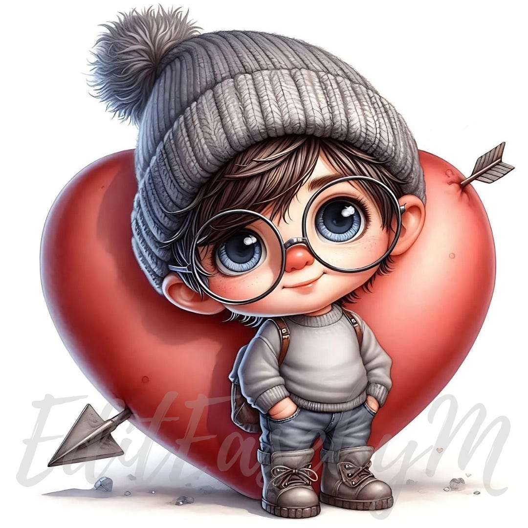 Cupid Apprentice Gnome Clipart | 10 High-quality 300 DPI Jpgs ...