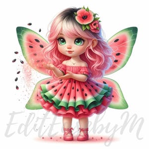 Watermelon Fizz Sprite Clipart | 10 High-quality 300 DPI Jpegs ...