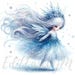 Frosty Snow Sprite Clipart | 10 High-quality 300 DPI Jpegs Commercial ...