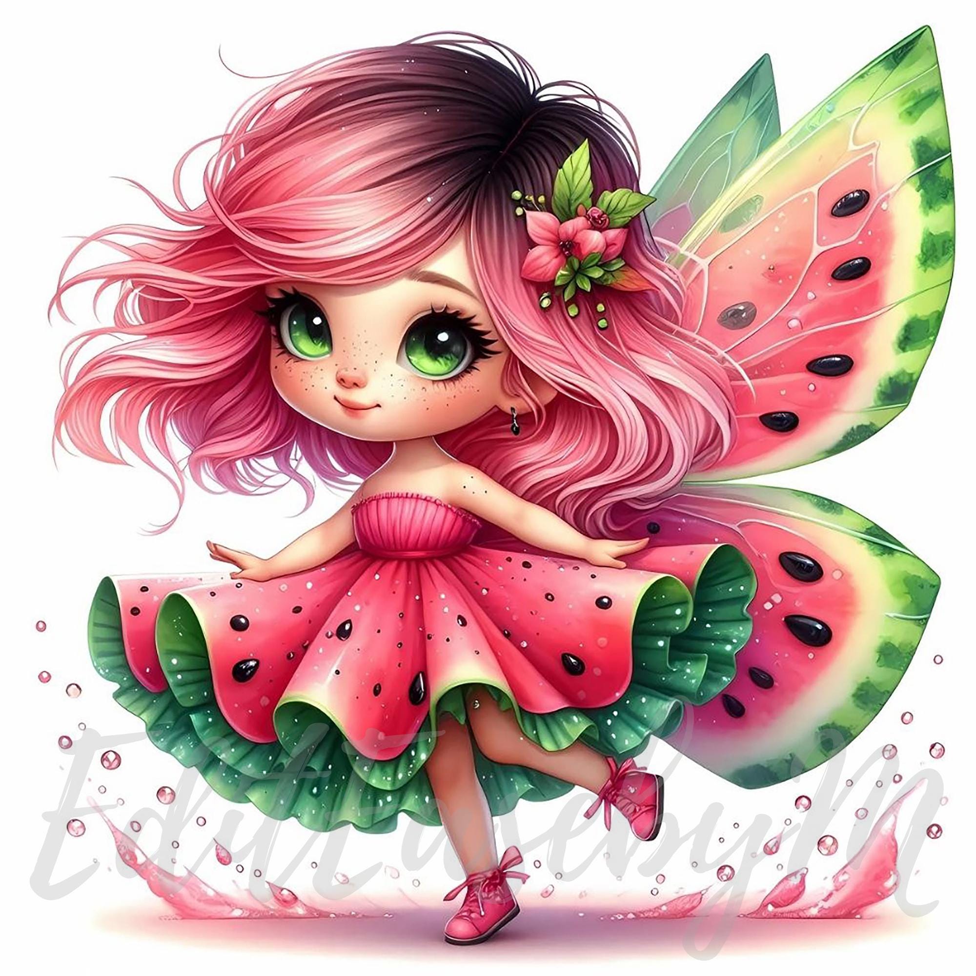 Watermelon Fizz Sprite Clipart | 10 High-quality 300 DPI Jpegs ...