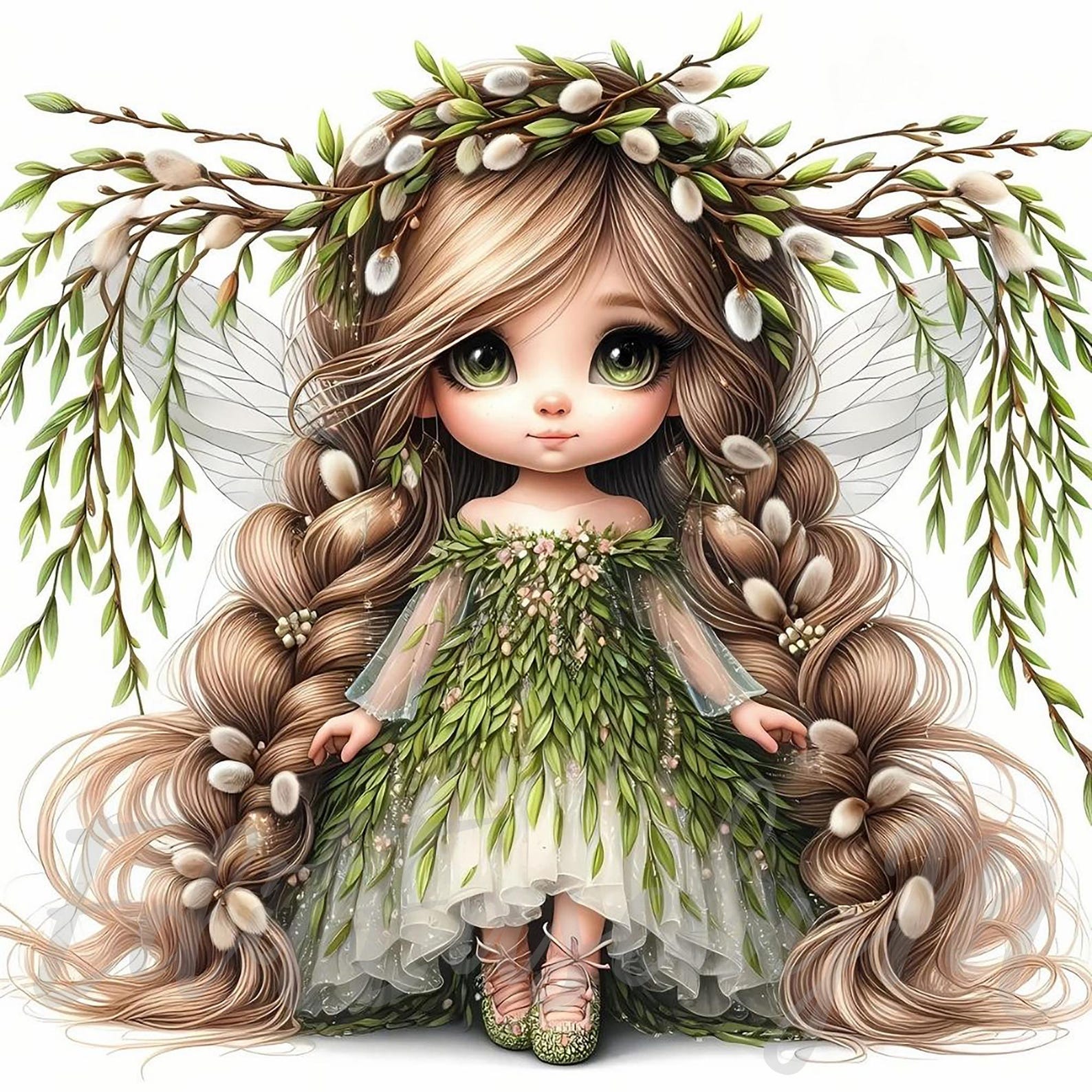Spring Fairy Clipart | 10 High-quality 300 DPI JPG Commercial Use ...