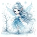 Frosty Snow Sprite Clipart | 10 High-quality 300 DPI Jpegs Commercial ...