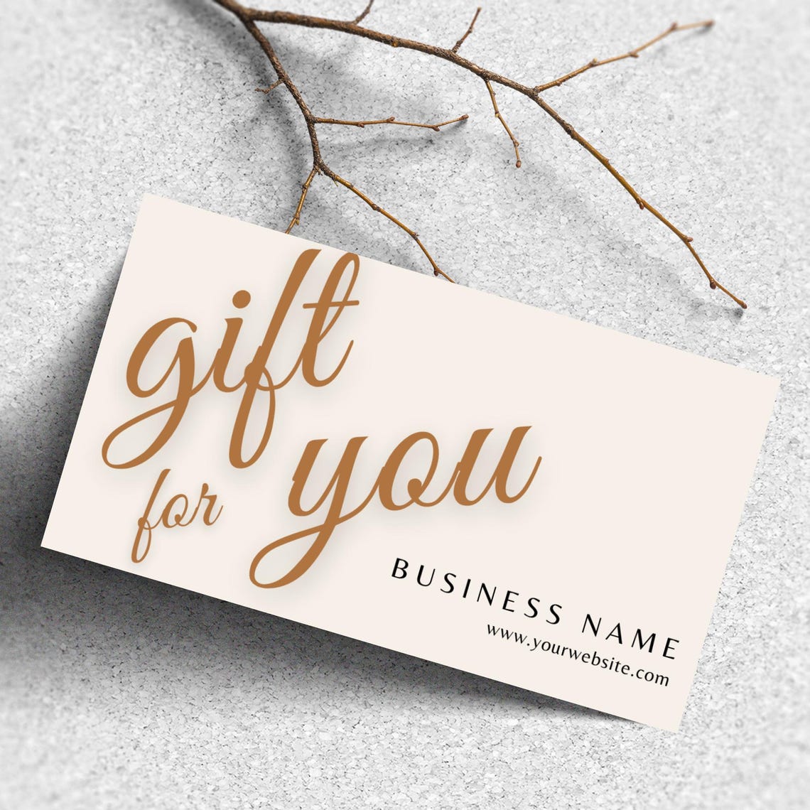 Editable Coupon Card Template Customizable Marketing Card for Small ...