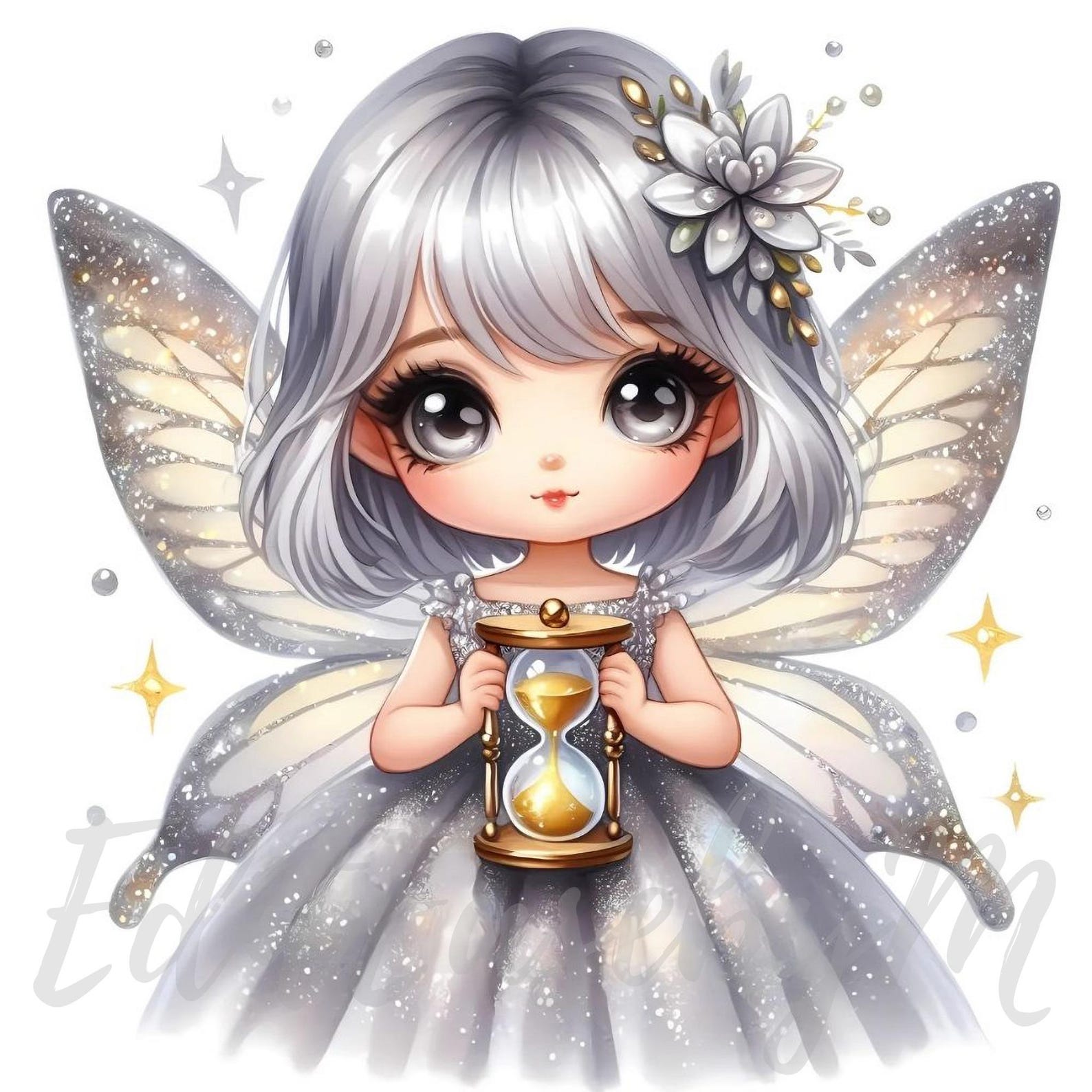 Countdown Fairy Clipart | 10 High-quality 300 DPI Jpgs Commercial Use ...