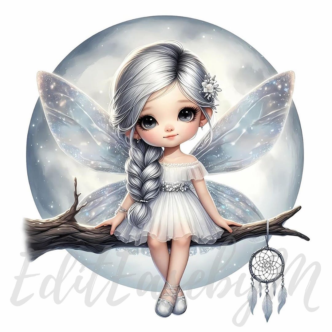 Moonbeam Fairy Clipart | 10 High-quality 300 DPI Jpegs Commercial Use ...
