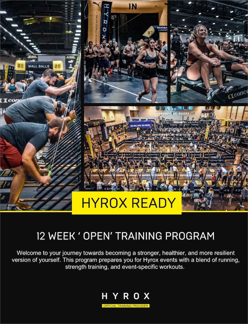 HYROX Online 12-week Training Pack + Complete Training & Nutrition ...