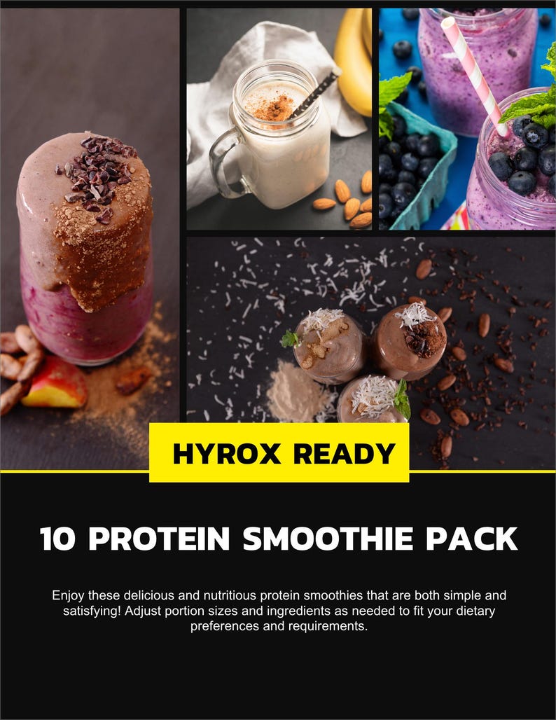 Transform Your Nutrition With Our Ultimate HYROX Ready Bundle! 50 ...