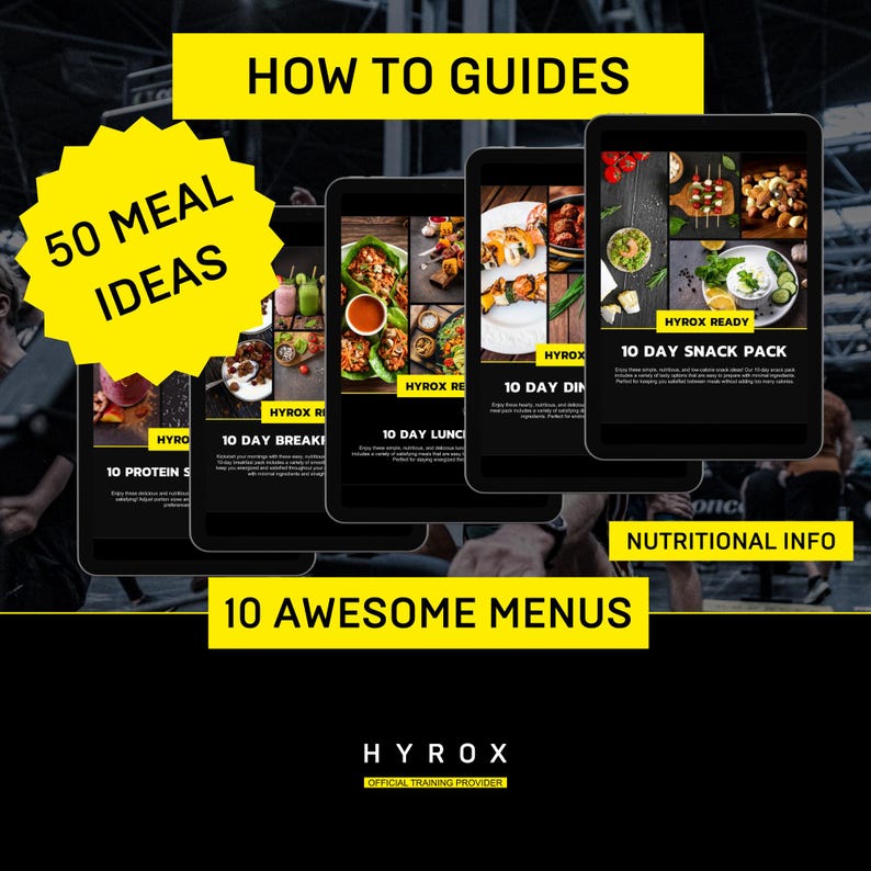 Transform Your Nutrition With Our Ultimate HYROX Ready Bundle! 50 Recipes Included! - Etsy