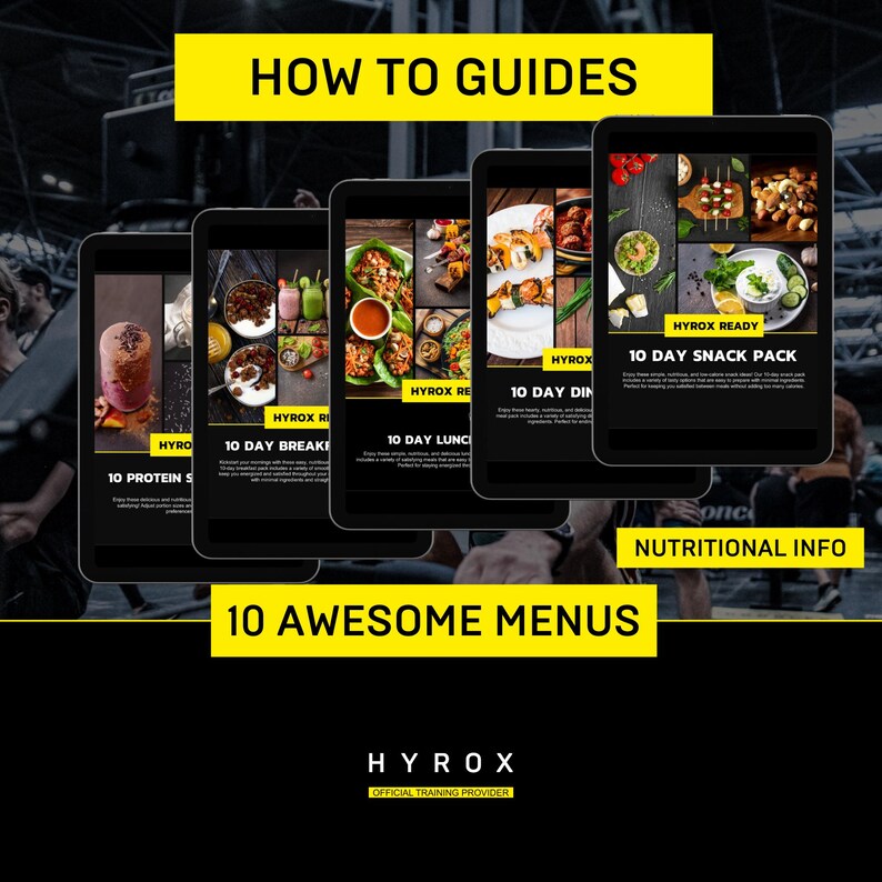 10 Day Lunch Meals Pack | Step-by-step Healthy Recipes - Etsy