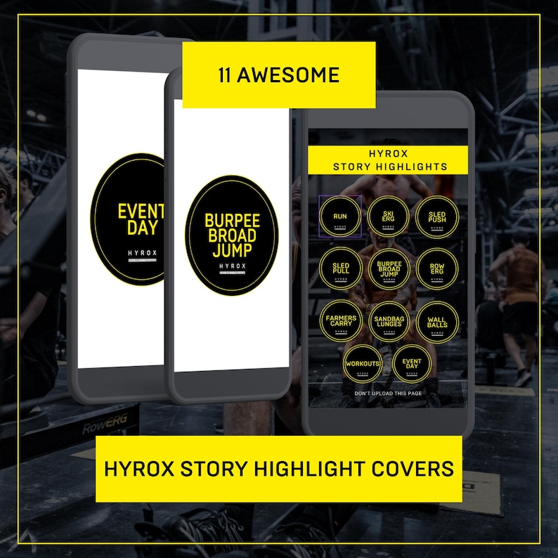 Hyrox Story Highlight Covers for Instagram - Etsy