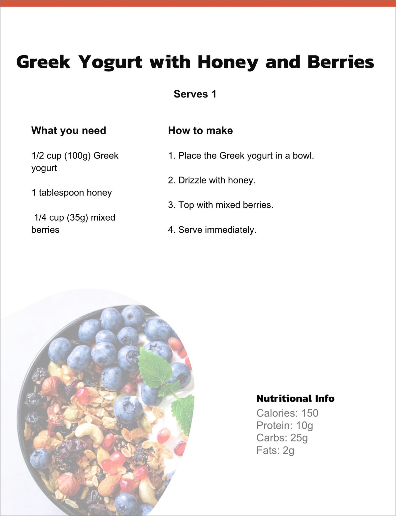 10 Day Snack Pack | Step-by-step Healthy Recipes - Etsy