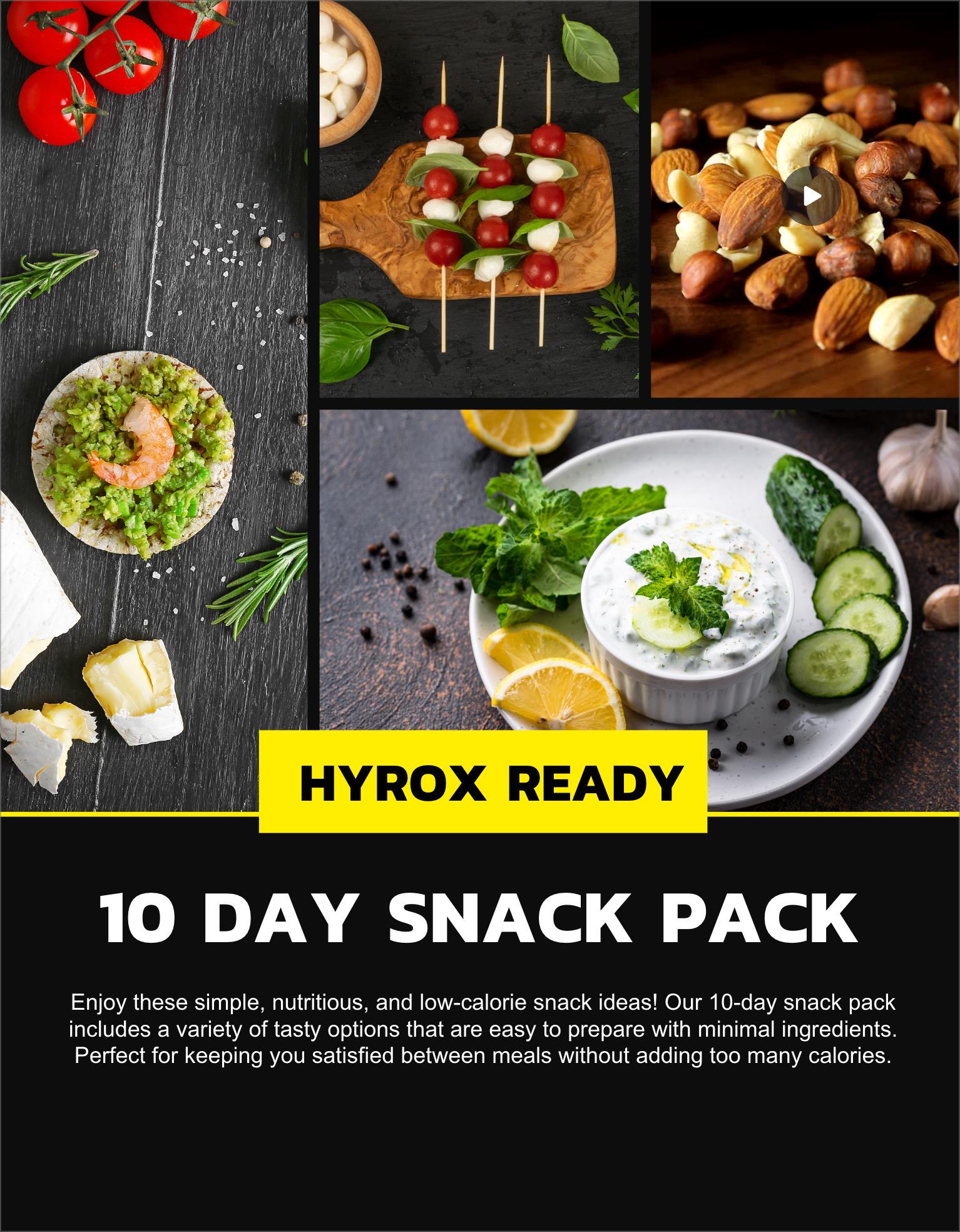 10 Day Snack Pack | Step-by-step Healthy Recipes - Etsy