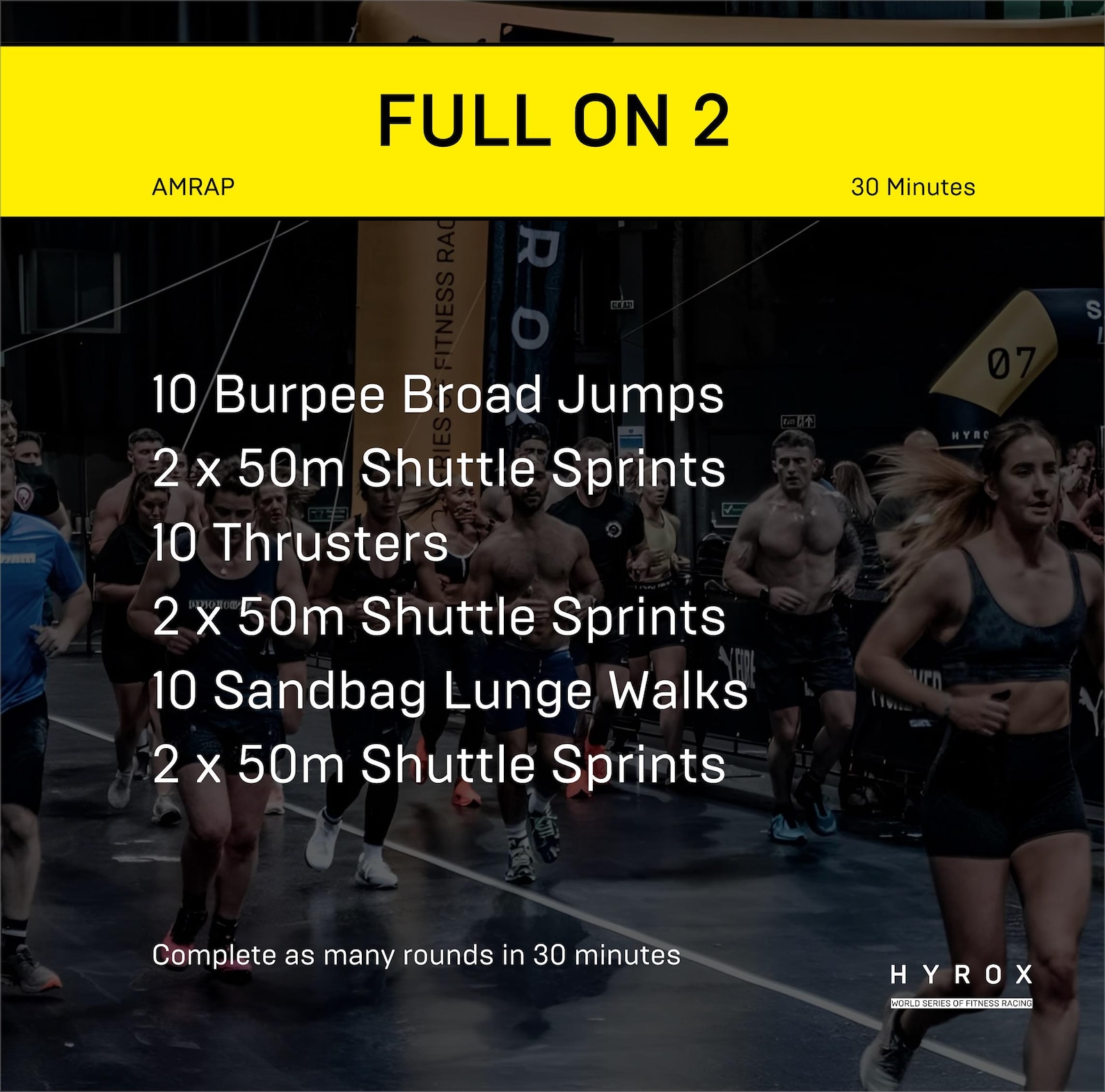Hyrox Workout Canva Templates 30 Editable Workouts Etsy