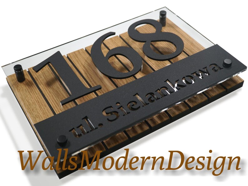 Address Signs Slate Signa for Home personalised House Name Plaque Solid ...