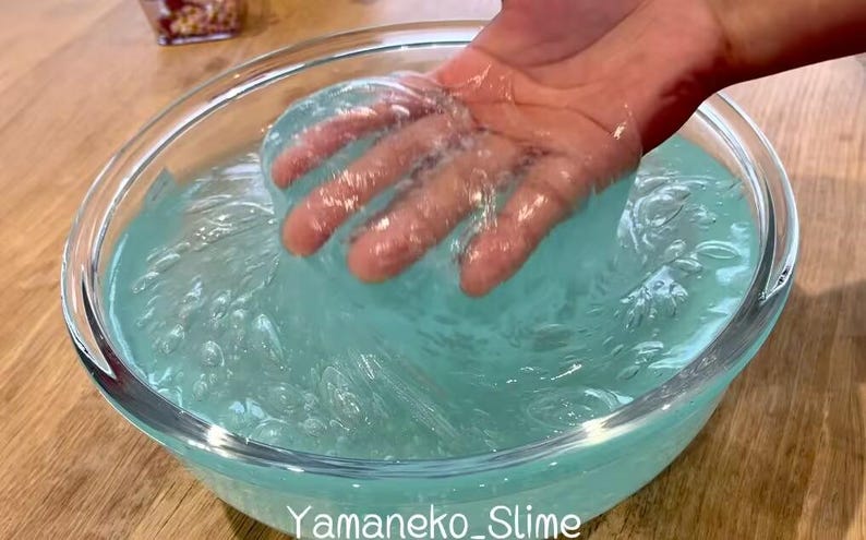 Maldives Jiggly Slime/watery Slime With a Jelly Texture, Gorgeous Slime ...
