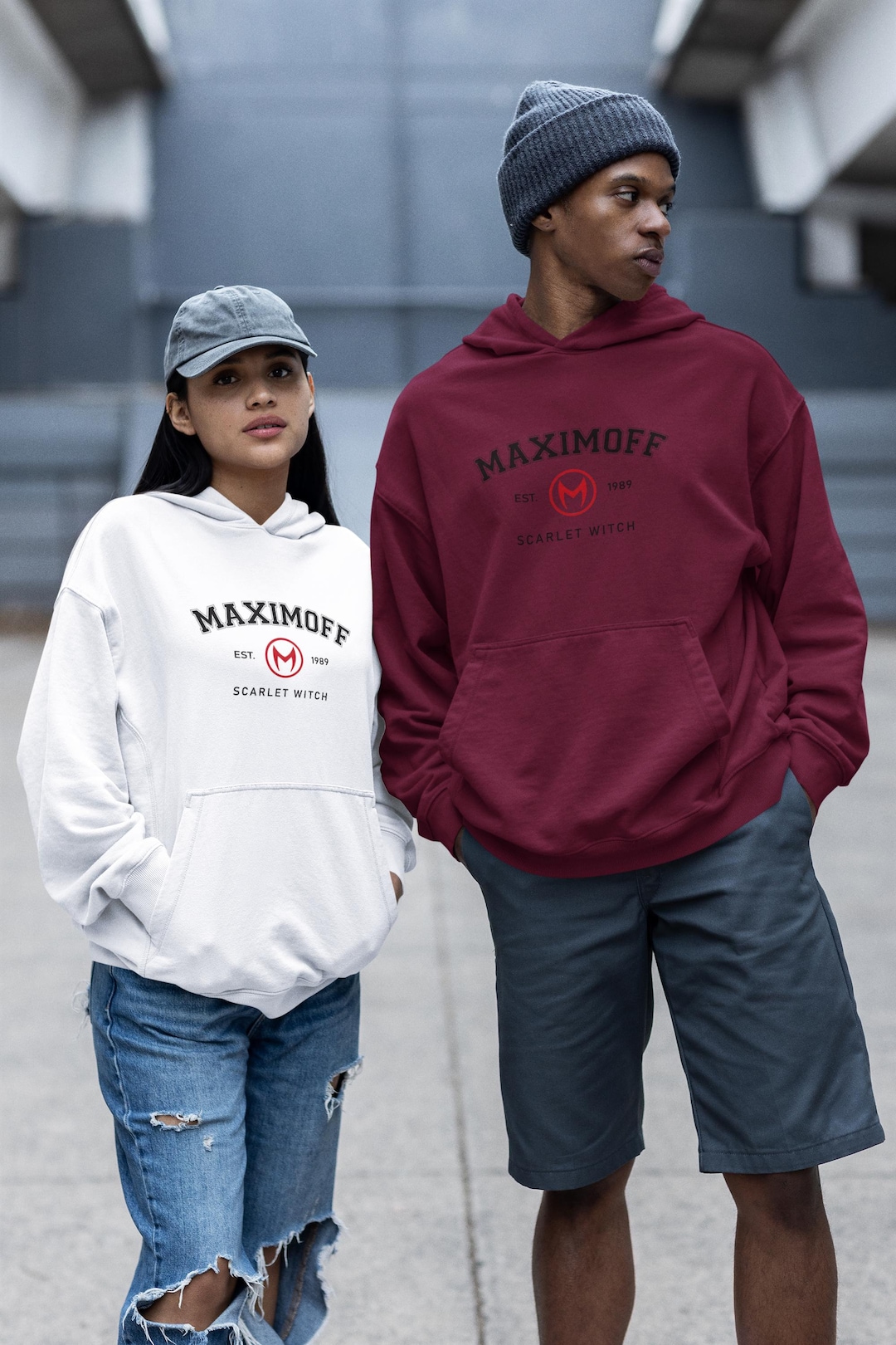 Wanda Maximoff 'wandavision' Hoodie, Marvel Scarlet Witch Sweatshirt ...