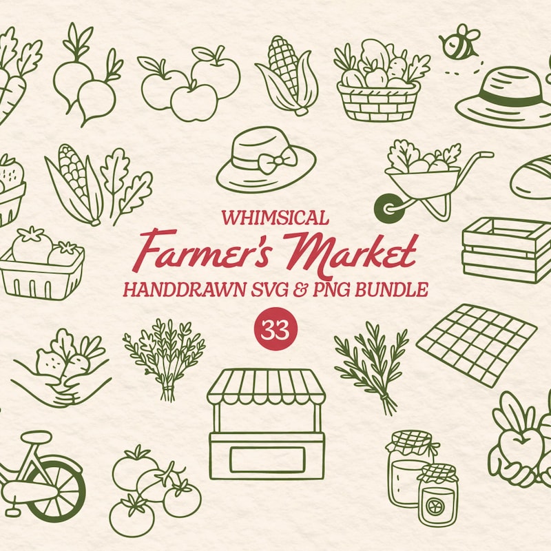 Farmers Market Svg - Etsy