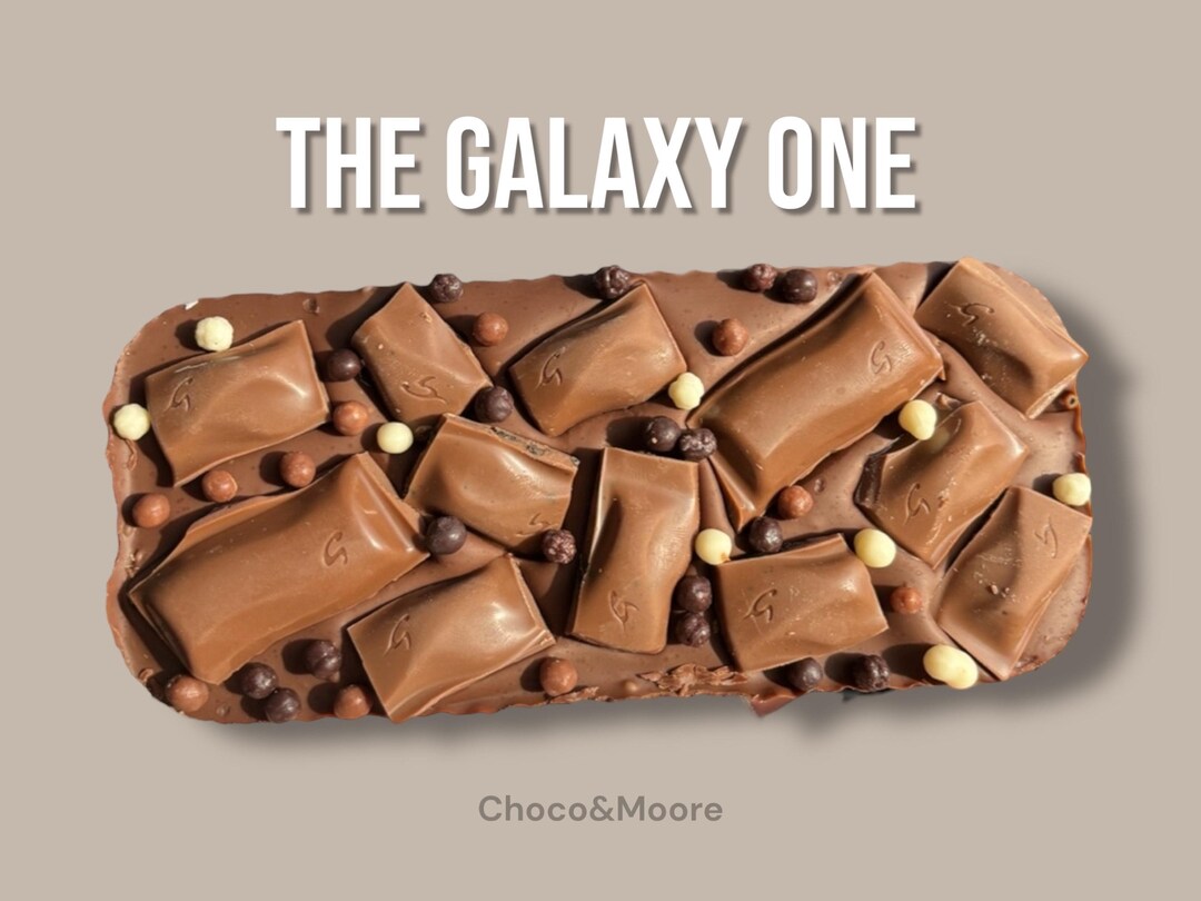 Galaxy Chocolate Bar Slab, Galaxy Caramel Cookie Chocolate, Loaded ...