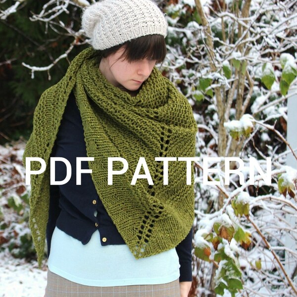 Chunky Shawl Pattern - Etsy