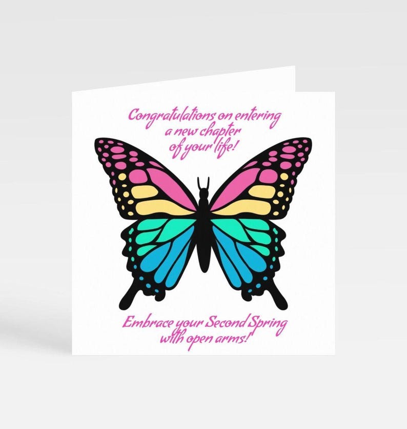 Menopause Congratulations Card - Etsy