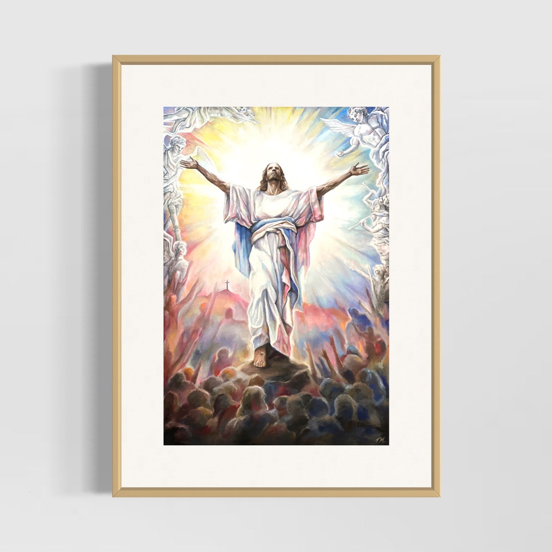 Jesus Resurrection Giclée Poster Print Wall Art - Etsy