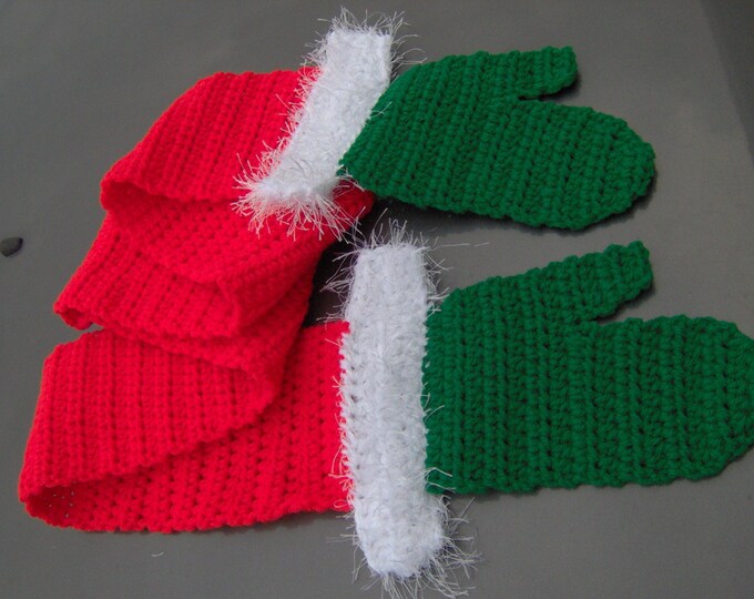 Santa Hug Scarf PDF Crochet Pattern - Etsy