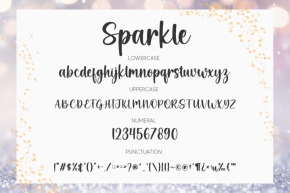 Sparkle Font, Handwritten Font, Branding Font, Wedding Font, Swash Font ...