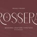 Rossera Font, Minimalist Font, Cricut Fonts, Casual Font, Modern Font ...