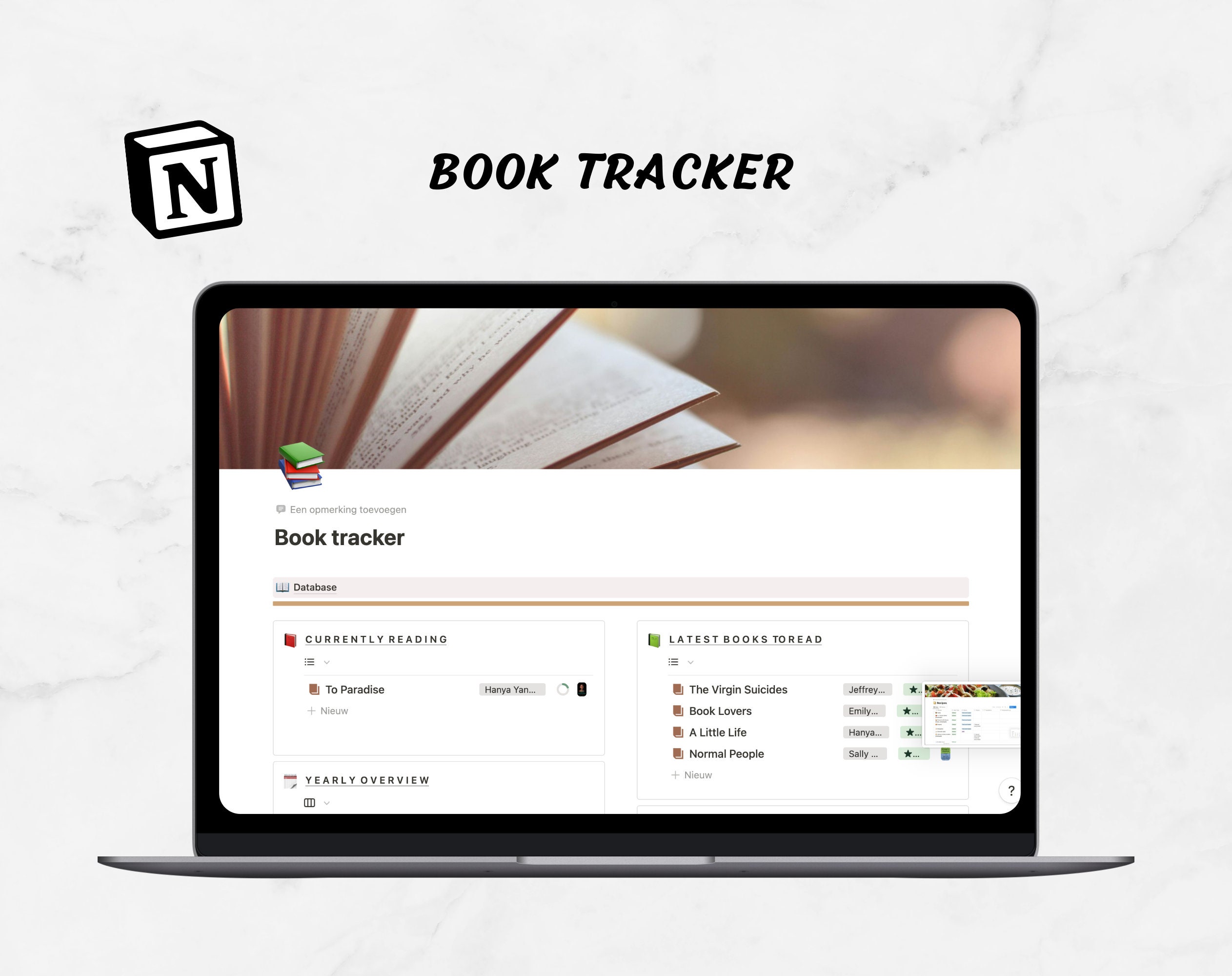 Book Tracker Notion | Reading Journal Notion Template | Digital Reading ...