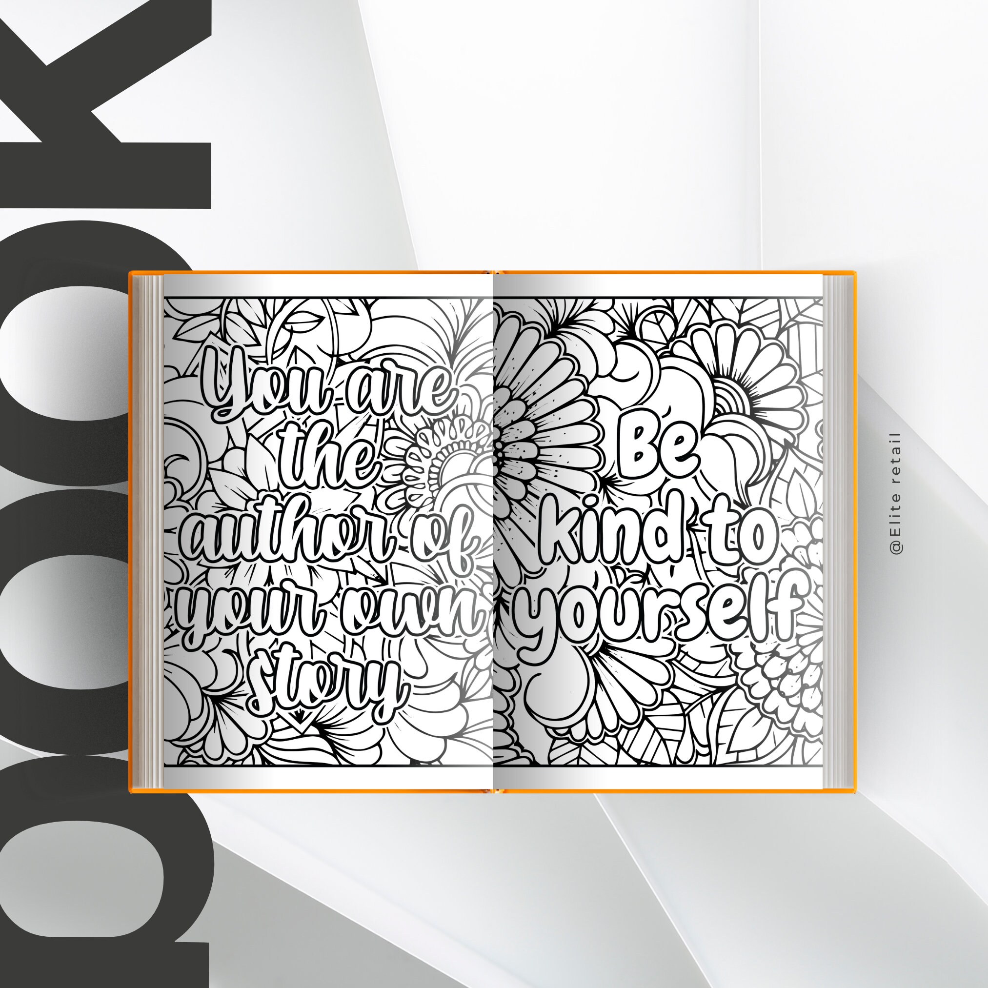 Pure Magic: Inspirational Quotes Coloring Book 50 Pages of Creative ...