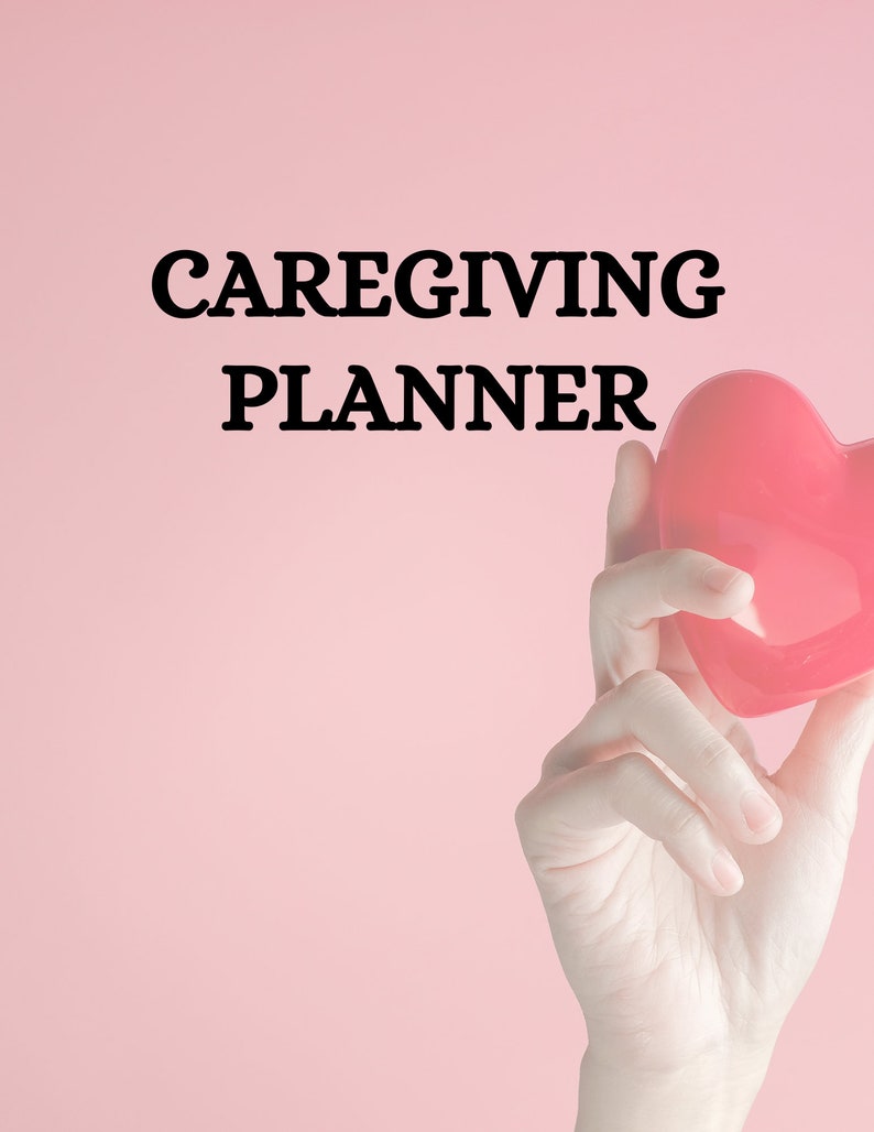 Ultimate Caregiver Planner | Manage Schedules, Appointments & Care ...