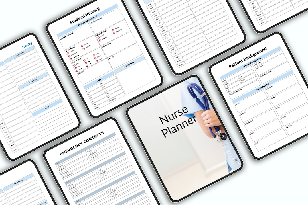 Nurse Planner: Daily Organizer for Healthcare Professionals | Shift ...