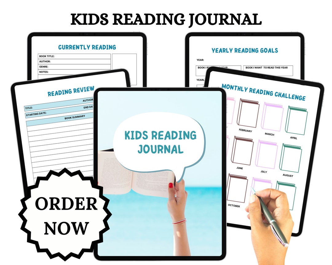 Kids Reading Journal | Track Your Books & Adventures Ultimate Reading ...