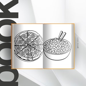 Fun With Food: Bold & Easy Coloring Book for Snacks and Treats - 30 ...