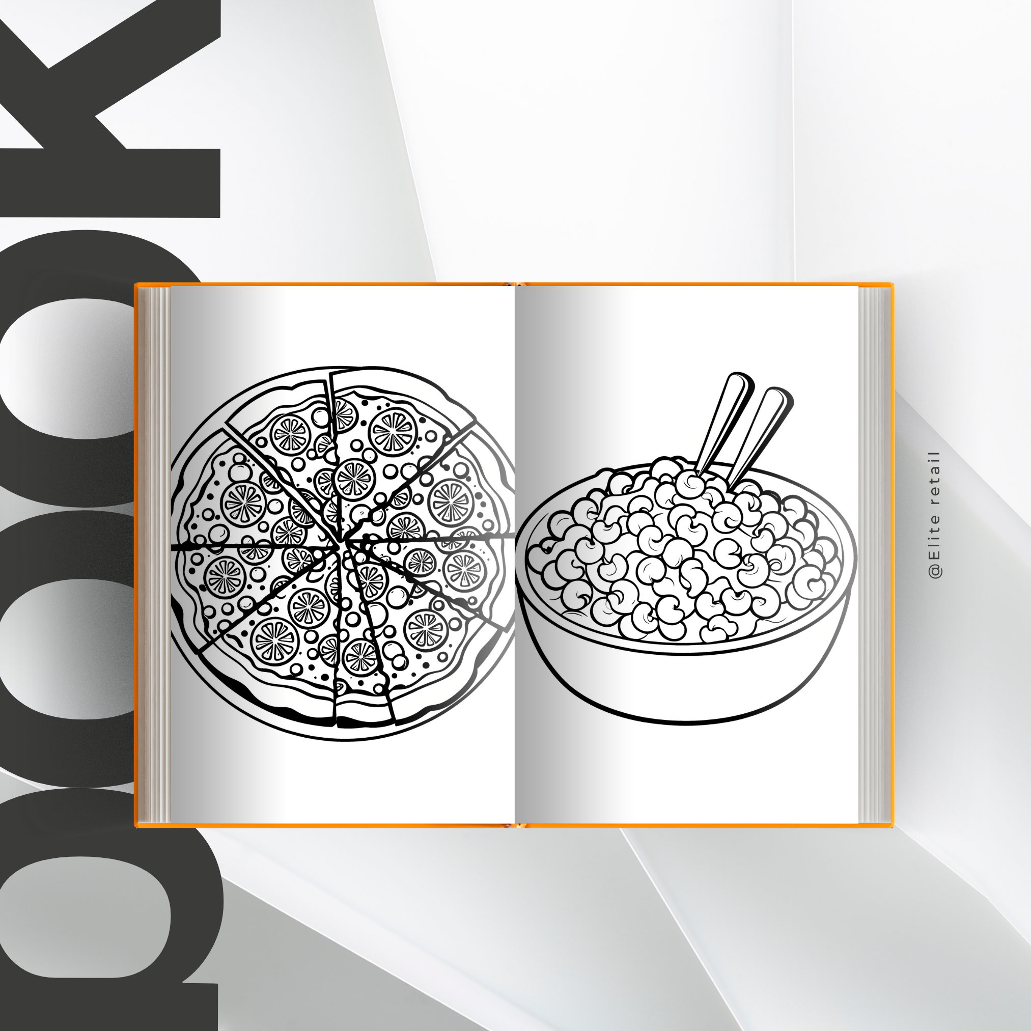 Fun With Food: Bold & Easy Coloring Book for Snacks and Treats - 30 ...