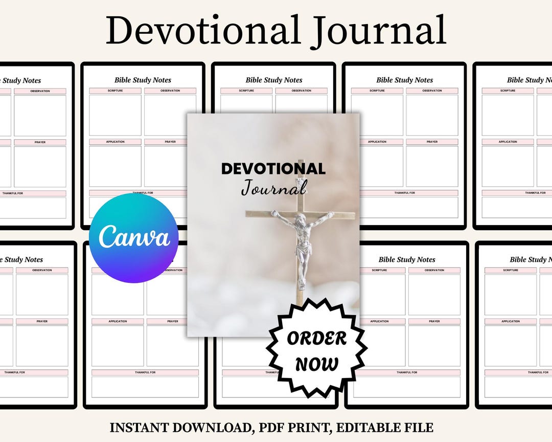 Faithful Devotional Journal | Digital Organizer for Daily Devotions ...