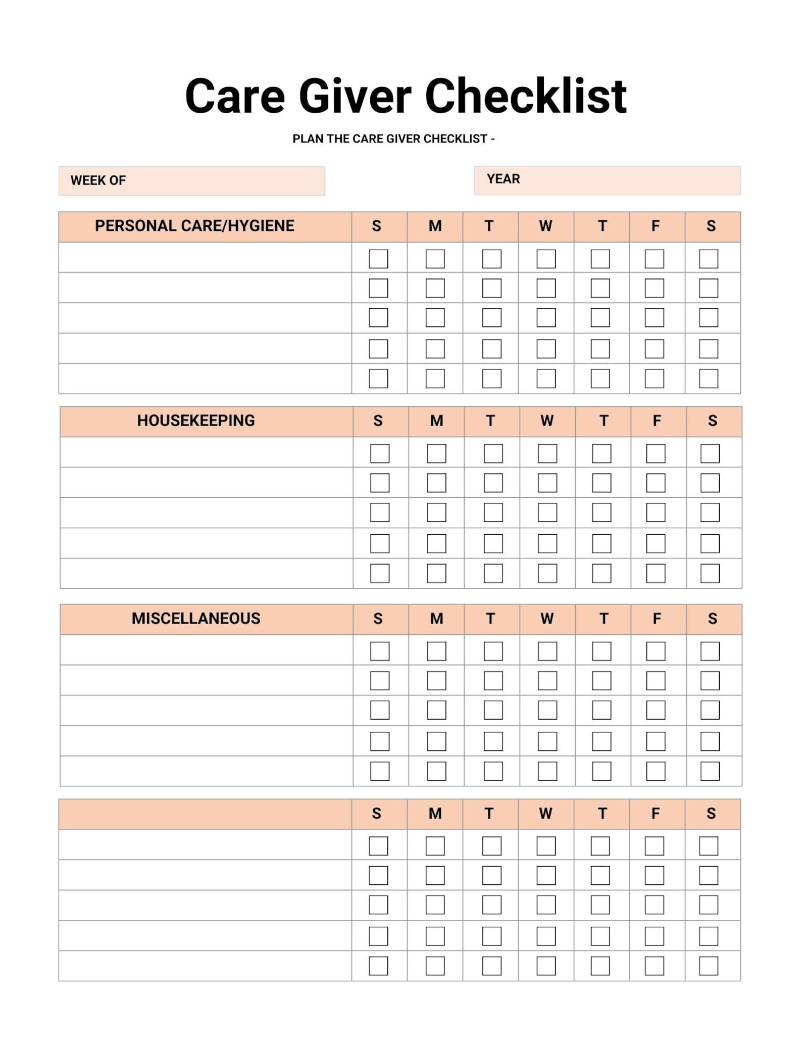 Ultimate Caregiver Planner | Manage Schedules, Appointments & Care ...
