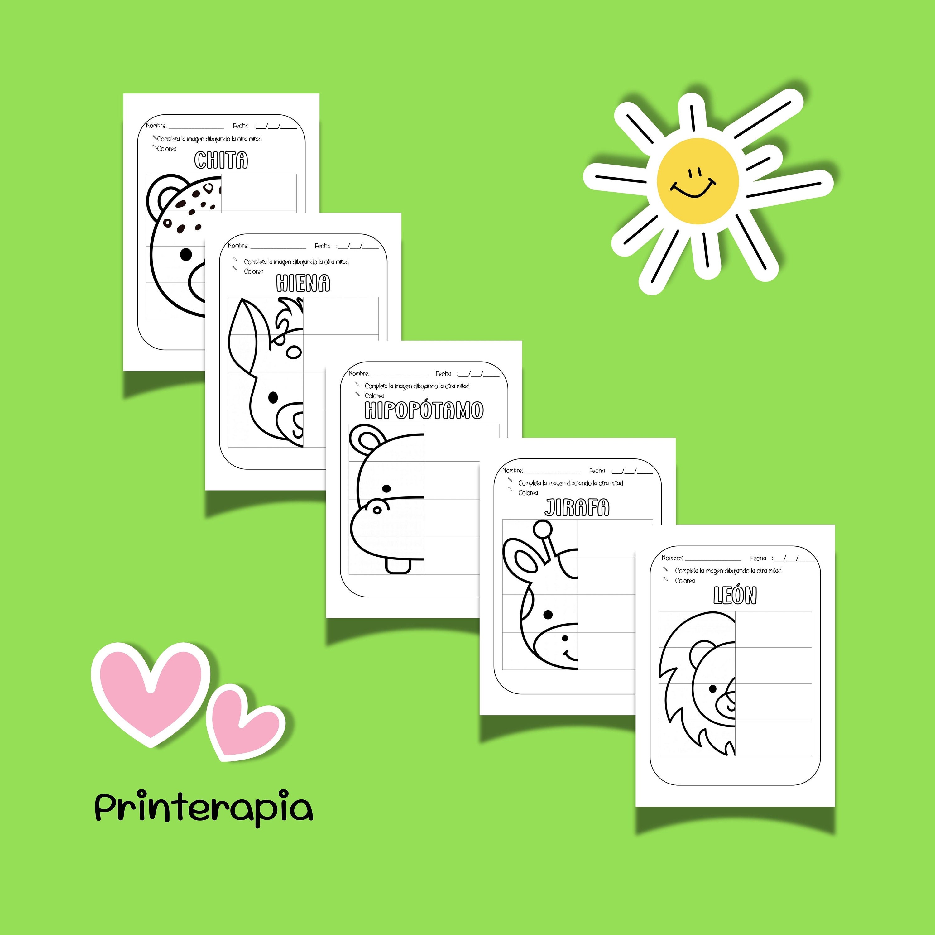 Apprenez à dessiner pour les enfants. Dessiner avec symétrie. Activités ...