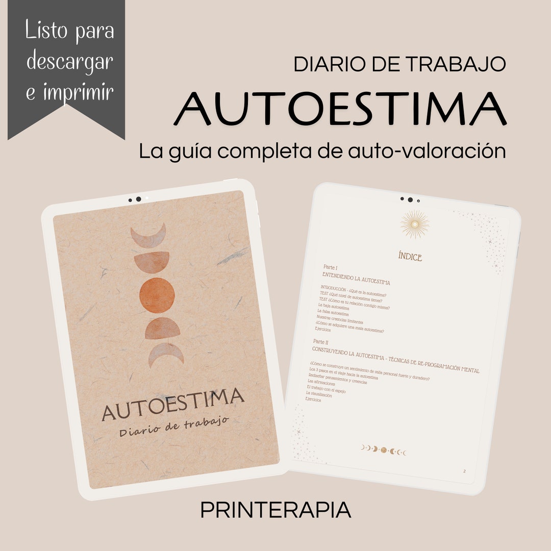 Self-esteem Diary, Women's Version. Self-esteem Exercises. PDF Digital ...