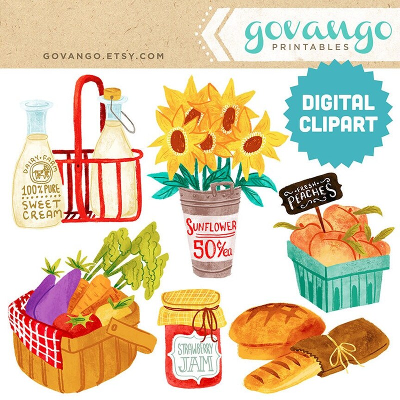 Farmers Market Art - Etsy