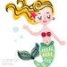 MERMAID Digital Clipart Instant Download Illustration Commercial Us ...