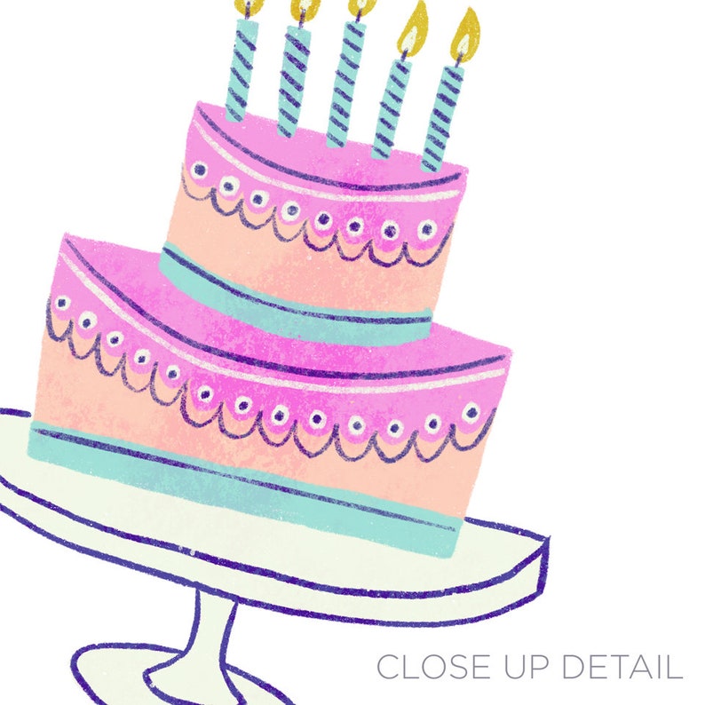 BIRTHDAY PARTY Digital Clipart Instant Download Illustration Graphics ...