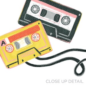 80s RETRO MUSIC Digital Clipart Instant Download Illustration Graphics ...