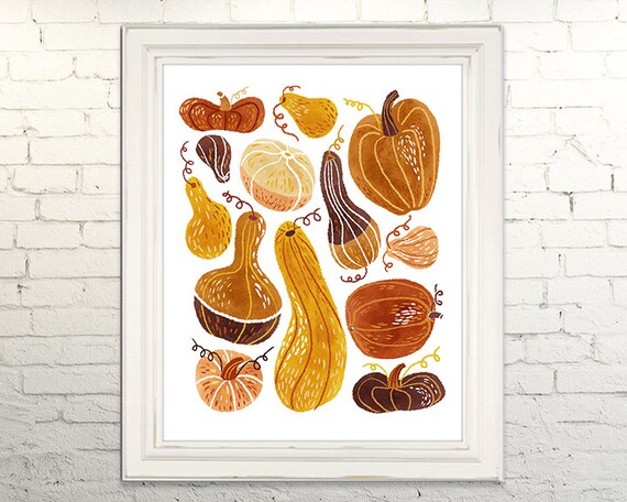 GOURDS Printable Art Print Poster Instant Download Digital JPG | Etsy