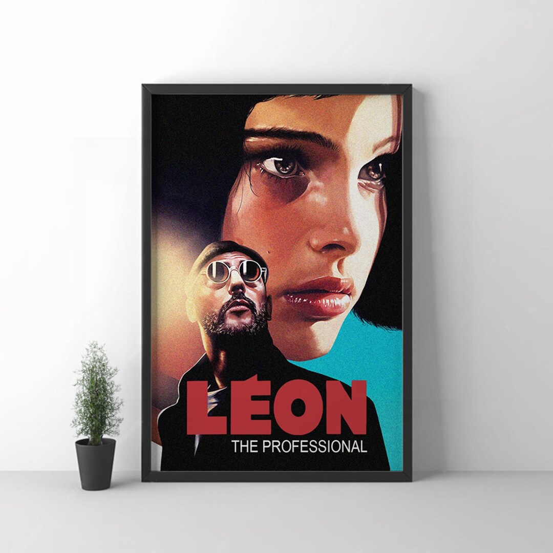 Léon the Professional Movie Poster, Vintage Poster, Home Decor, Room ...